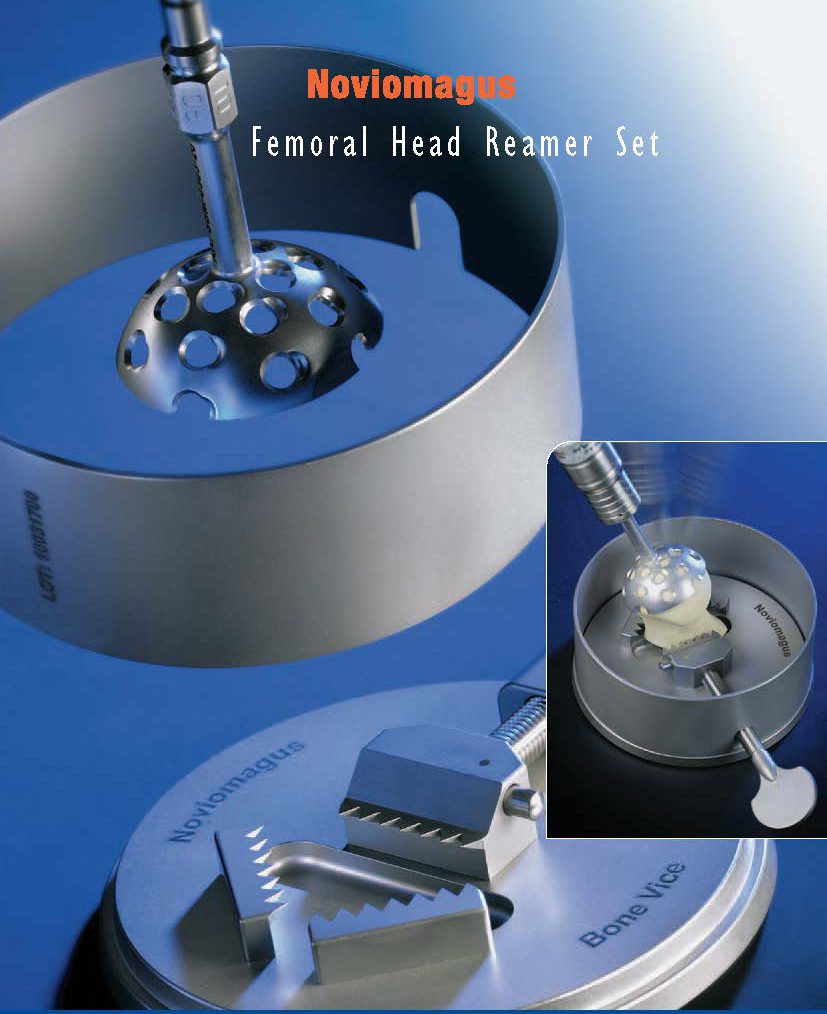 Noviomagus Femoral Head Reamer Set: Hoogste kwaliteit bone graft